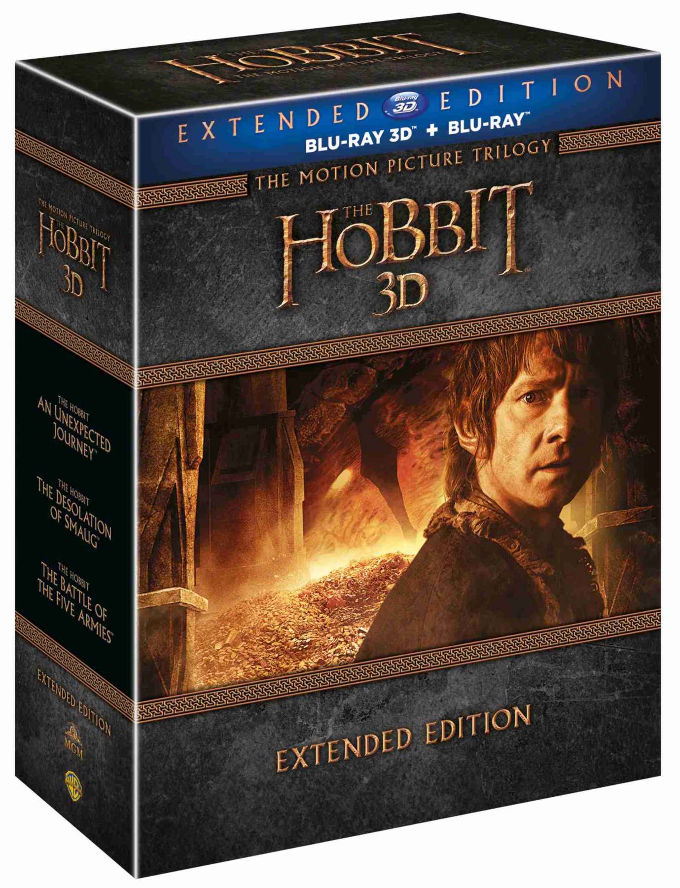 Hobit 1-3 kolekce (prodloužená verze, 15 BD) - Blu-ray 3D + 2D | FilmGame