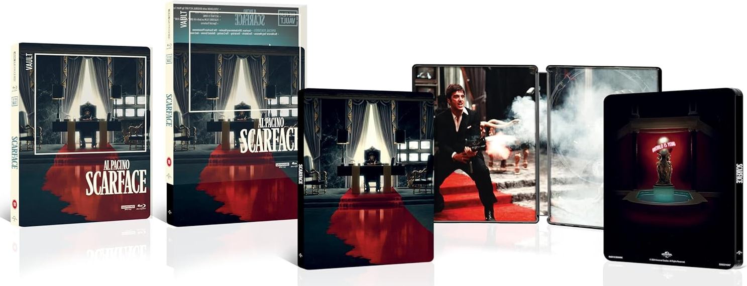 Scarface - 4K Ultra HD Blu-ray Steelbook Vault sběratelská edice (bez CZ) | FilmGame